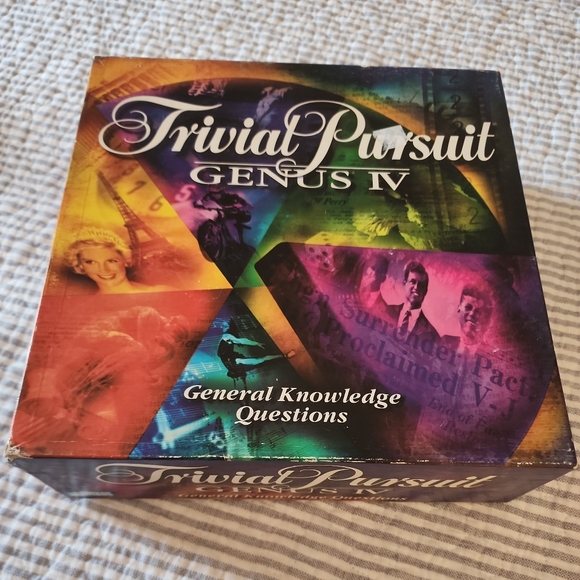 Trivial Pursuit | Toys | Vintage Trivial Pursuit Genus Iv Board Game ...